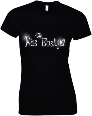 MISS Bashful Crystal T Shirt - Hen Night Party - 60s 70s 80s 90s all ...