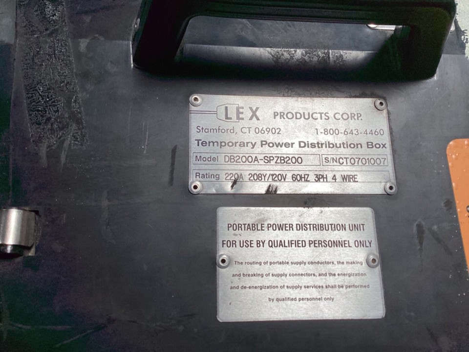 LEX Distro DB200A-SPZB200 Moving Light Box Power Distribution | eBay