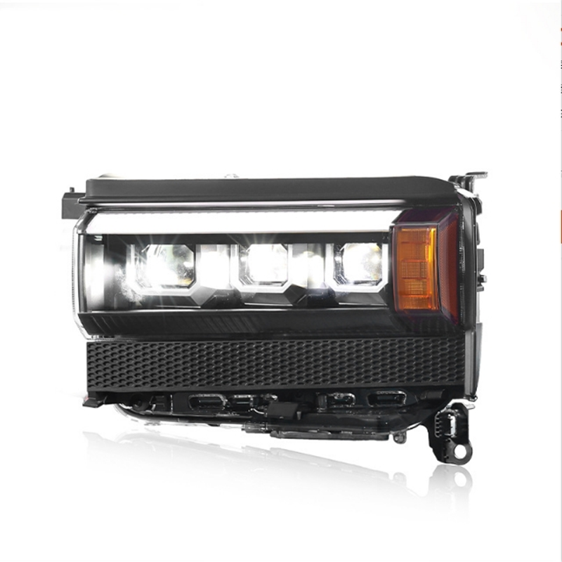 Pair LED Headlight Front Lamp Assembly For Land Cruiser Prado LC250 ...