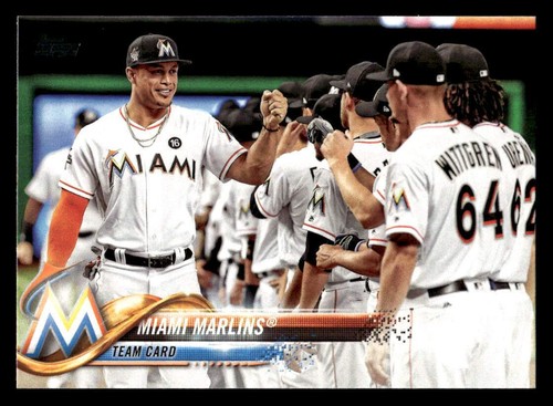 2018 Topps Miami Marlins TC #73 Miami Marlins Baseball Card | eBay