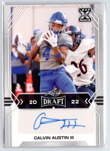 2022 Leaf Ultimate Draft #BA-CA1 Calvin Austin III | eBay