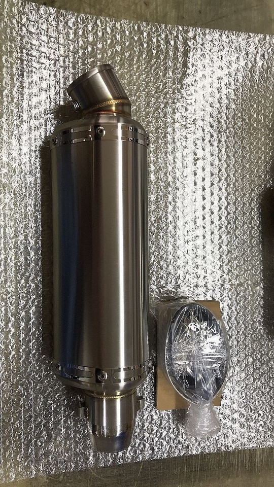 For Yamaha Zuma 125 BWS 125 02-21 Steel Baffles Muffler Exhaust System ...