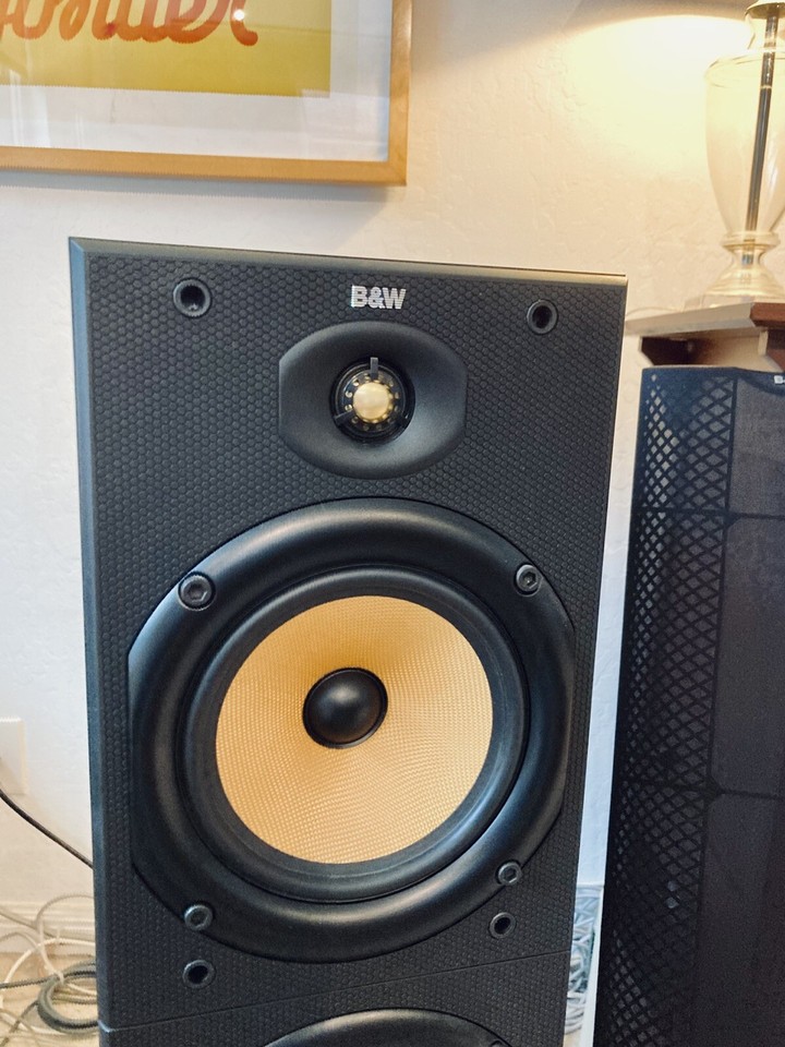 B&W-- Bowers & Wilkins-- DM 604 Loudspeakers (Pair)---3-way 4th-order ...