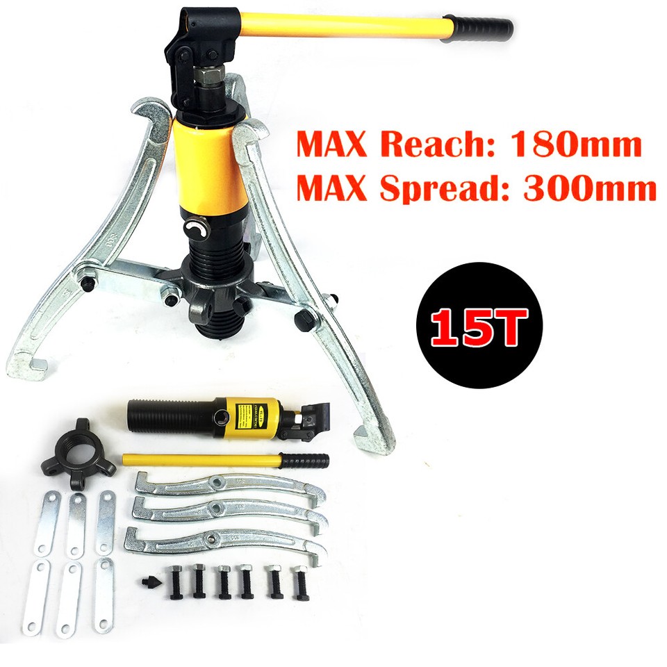 15 Ton Profi Hydraulik Abzieher Hydraulische Radnaben Polrad 3-Arm ...