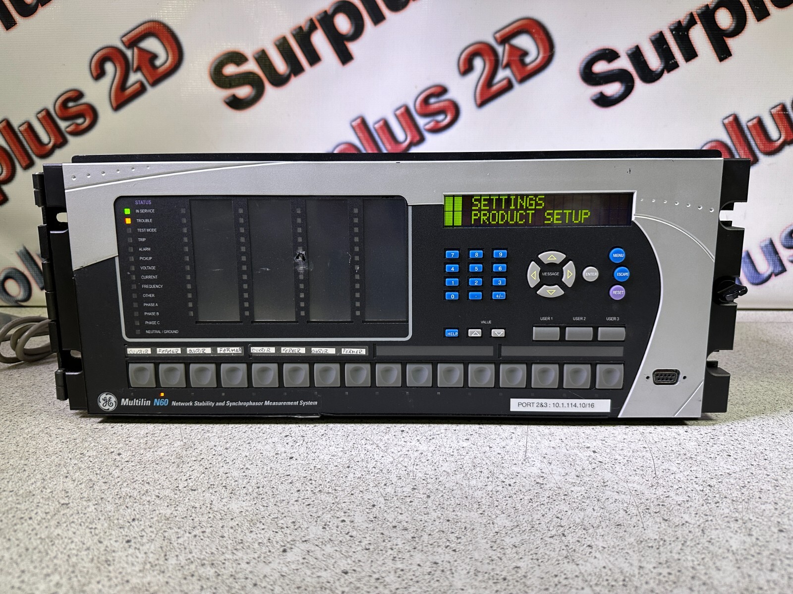 GE Multilin N60 Firmware V7.61 Network Stability and Synchrophasor ...