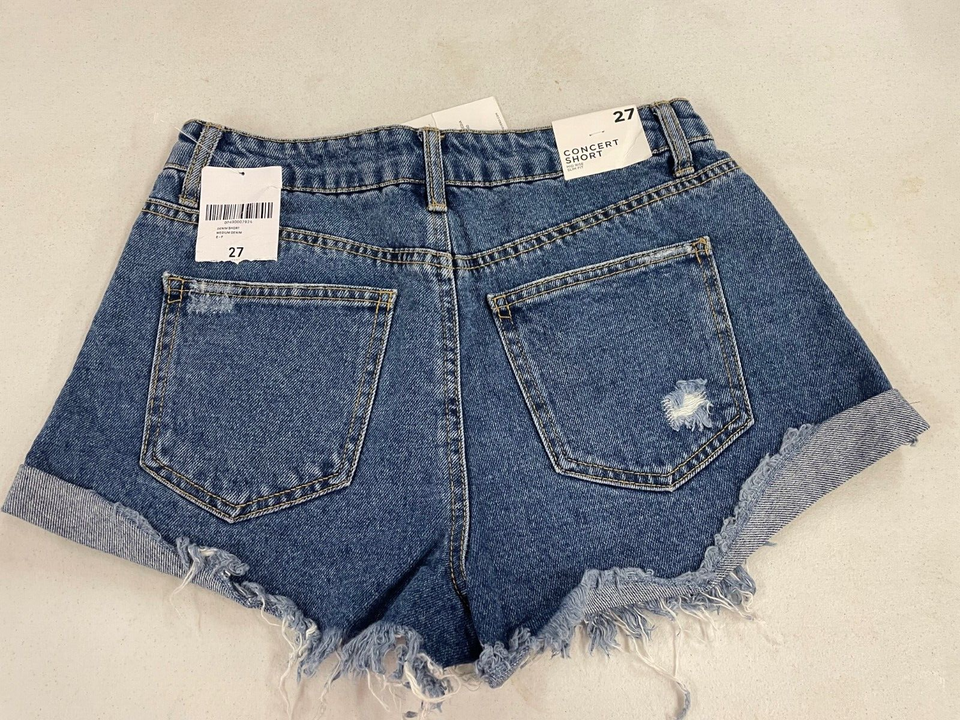 Forever 21 Concert Shorts Distressed Mid Rise Fit Women Size 27 NWT Cut ...