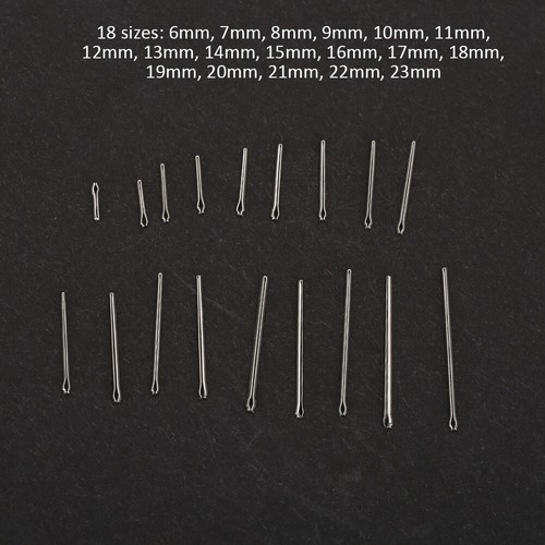 18Sizes Metal Spring Bar Steel Watch Band Linking Pin Strap Connection ...