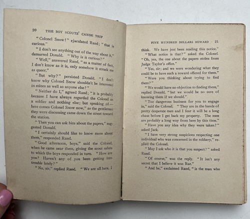 The Boy Scouts Canoe Trip Ralph Victor 1911 Platt Peck Mencl Antique ...