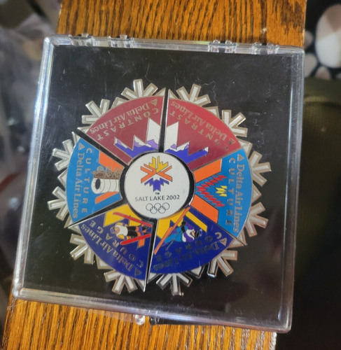 2002 SALT LAKE CITY OLYMPIC DELTA AIRLINES COURAGE CONTRAST CULTURE ...