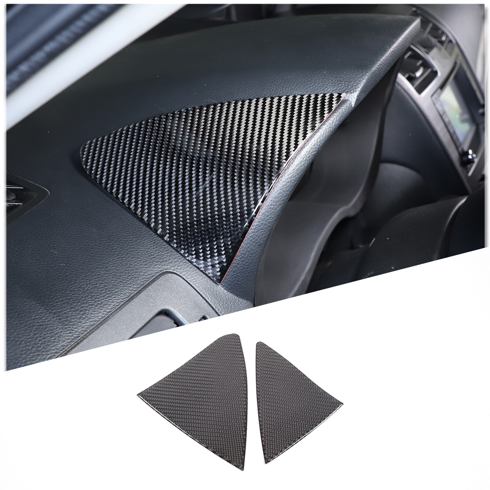Carbon Fiber Dashboard Instrument Panel Side Trim For Subaru Forester ...