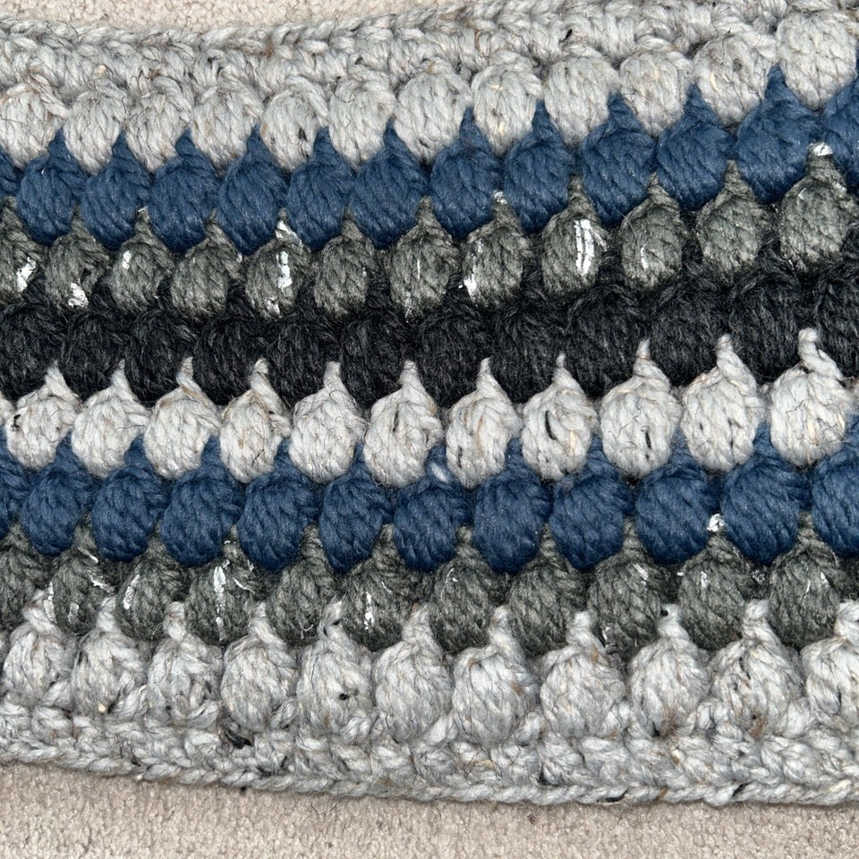 Spiffy & Splendid Chunky Knit Wool Striped Infinity Scarf One Size ...