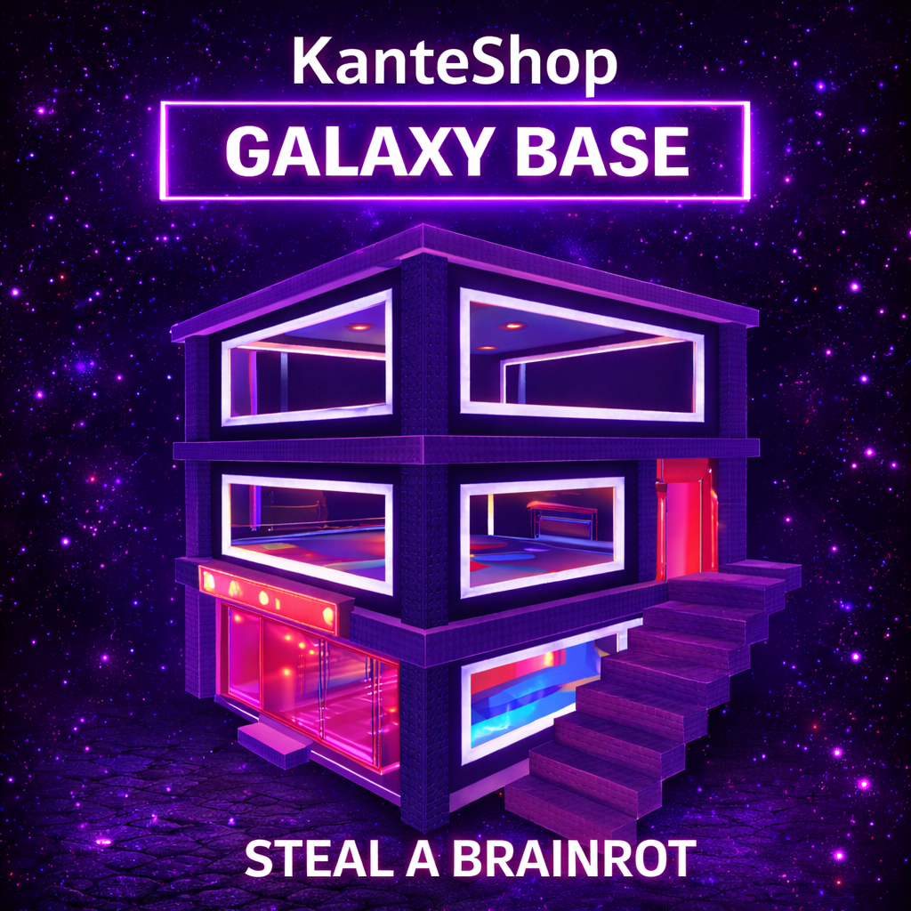 🌌 Galaxy Base Painting Service | Steal a Brainrot | Neon Purple Space ...