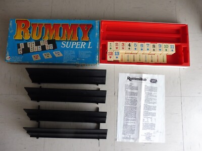 Jeu de société vintage & complet RUMMY SUPER L - Peri Spiele - Made in ...