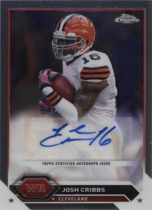 2023 Topps Composite - Topps Chrome Autographs Josh Cribbs #Tca-Jc (AU ...