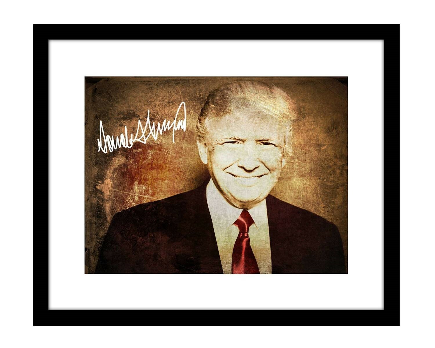 Donald Trump 8x10 Artistic photo print Signed US President autographed ...