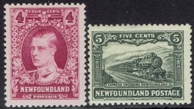NEWFOUNDLAND 1929 PUBLICITY ISSUE 4C AND 5C REDRAWN | eBay