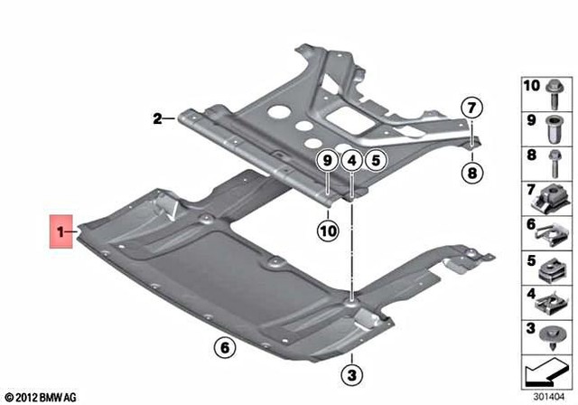 BMW 51757211031 Genuine OEM Splash Shield for sale online | eBay