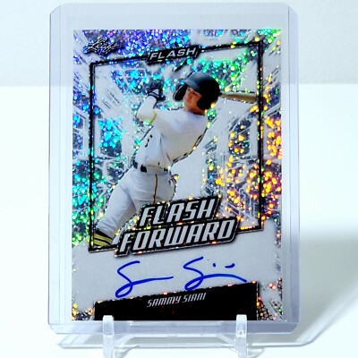 Sammy Siani 2019 Leaf Flash Forward On-Card Auto #FF-SS1 Pittsburgh ...