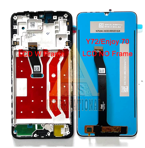 For Huawei Nova Y72 LCD Display Frame Touch Panel Digitizer Replacement ...