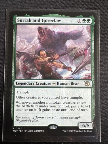 MTG Surrak and Goreclaw March of the Machine 0337 Regular Rare | eBay