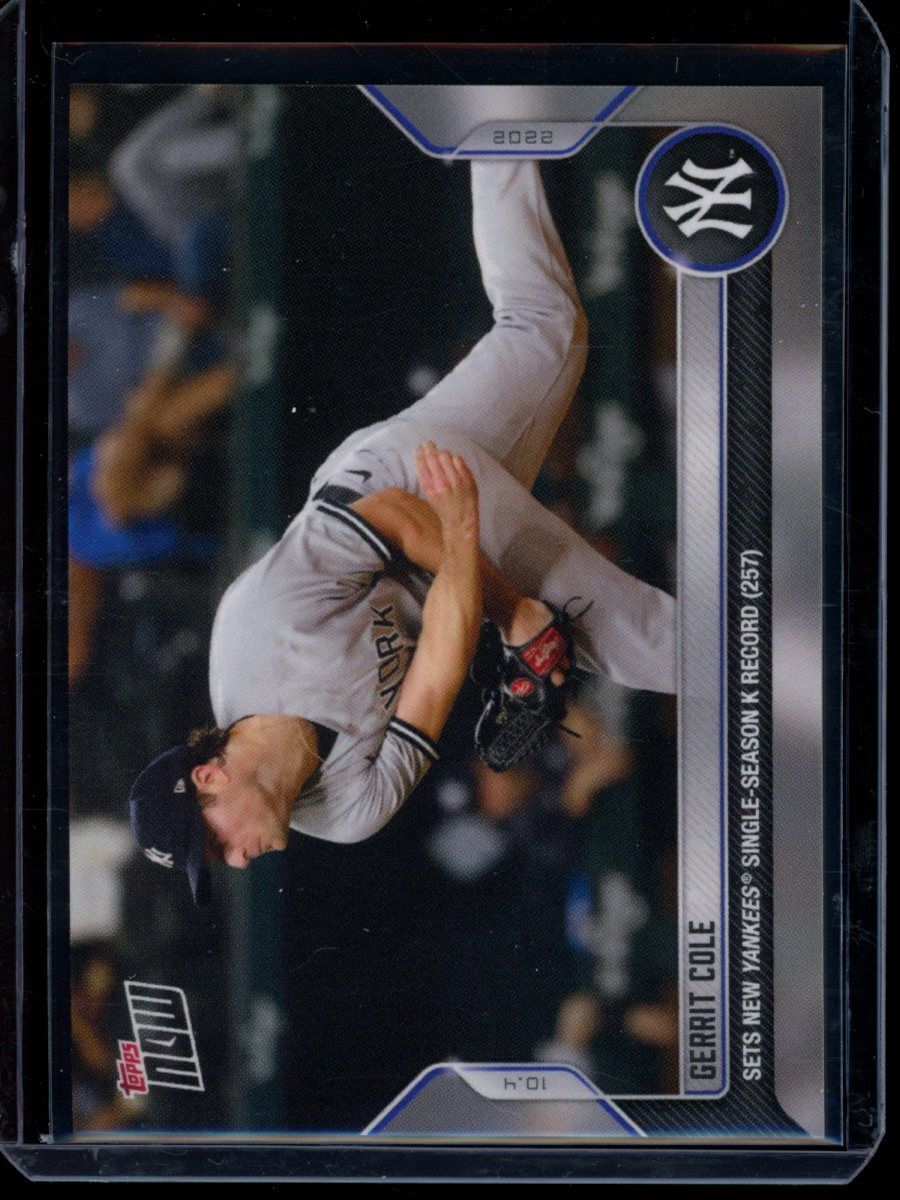 2022 Topps Now #1014 Gerrit Cole Base Card | eBay