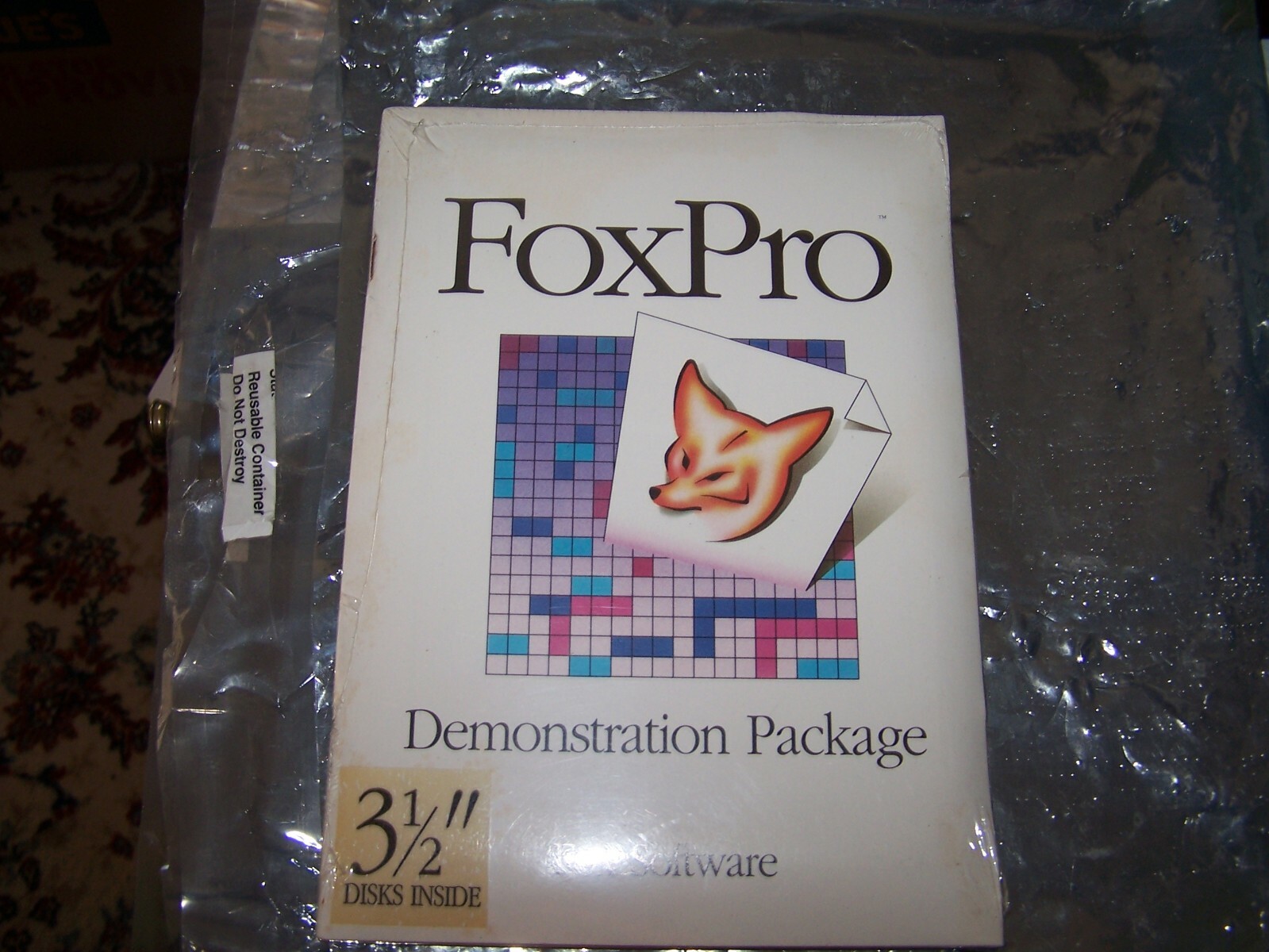Vintage FoxPro Demonstration Package on 3.5 Disks - 1989,1991 - For PC ...