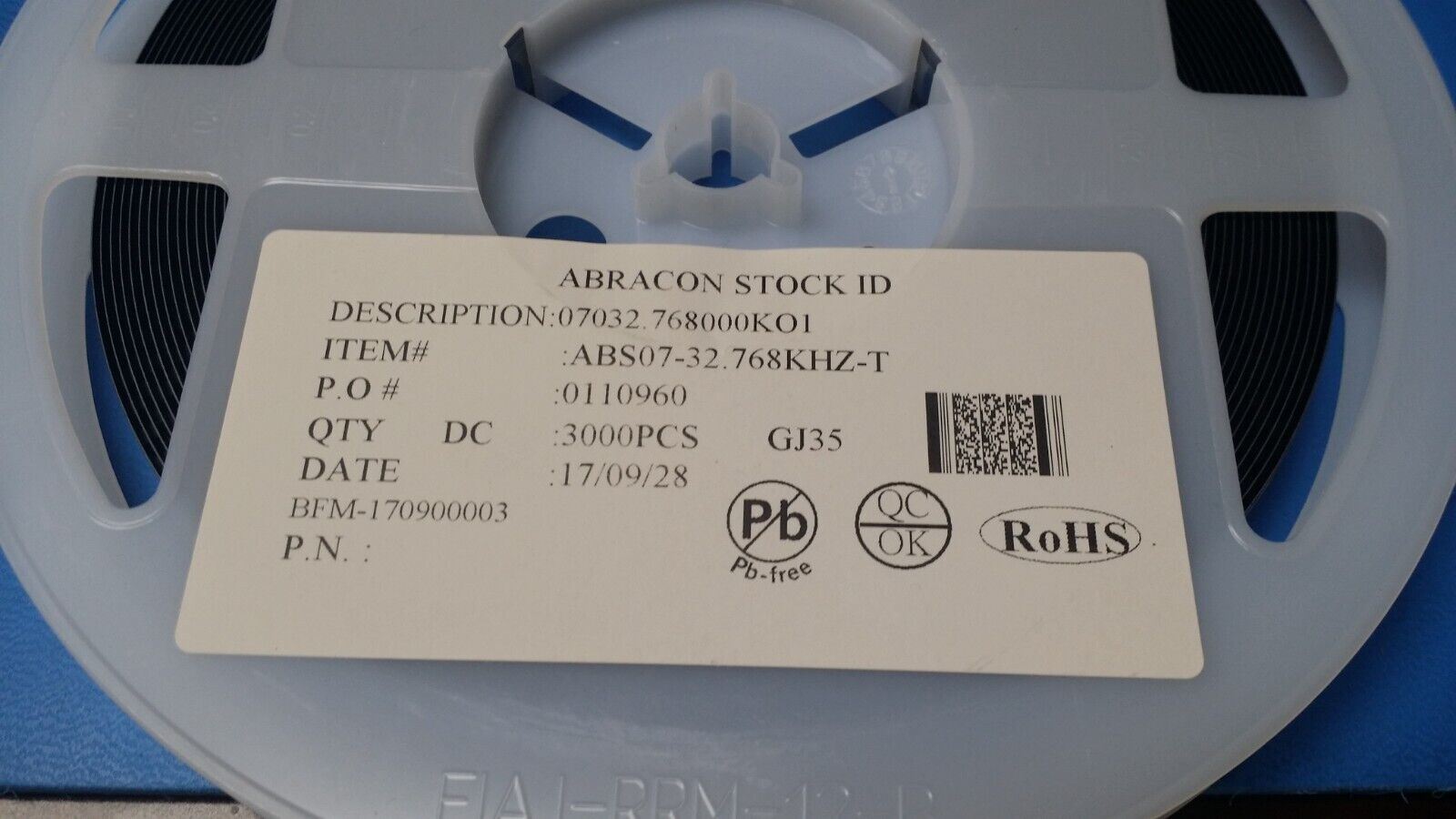 (5PCS) ABS07-32.768KHZ-T ABRACON 32.768 kHz ±20ppm Crystal 12.5pF 70 ...