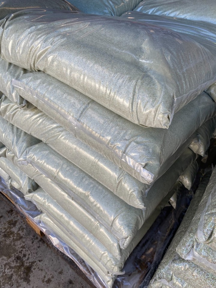 1000kg pallet 40 bags crushed glass blasting media FREE DELIVERY sand ...