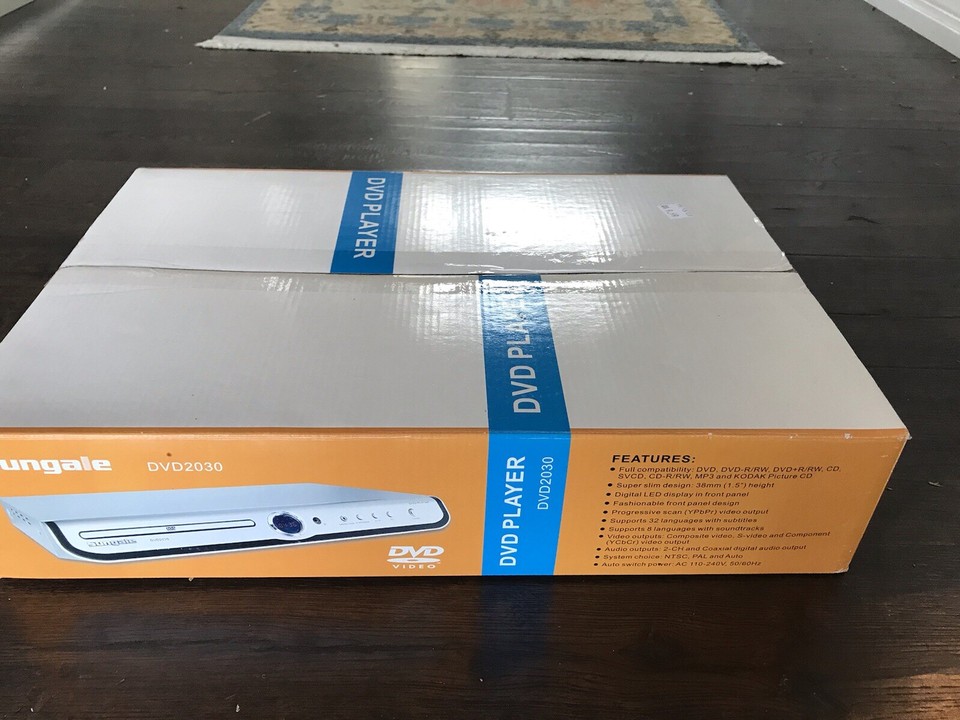 Sungale Progressive Scan DVD Player DVD 2030 New Original Box Not ...