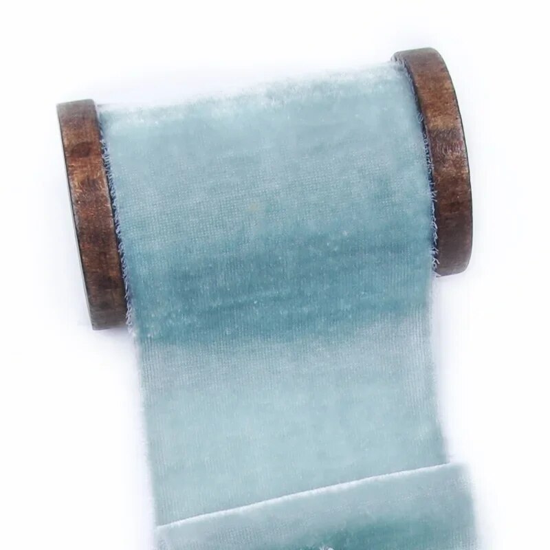 Velvet Ribbon Frayed Edge Trim Handmade Fringe Ribbons Diy Cake ...