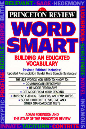 Word Smart: Building An Educated Vocabulary (Princeton Review) - GOOD ...