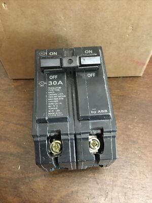 ABB THQL2130 30-Amp 2-Pole 120/240VAC Circuit Breaker Tested | eBay