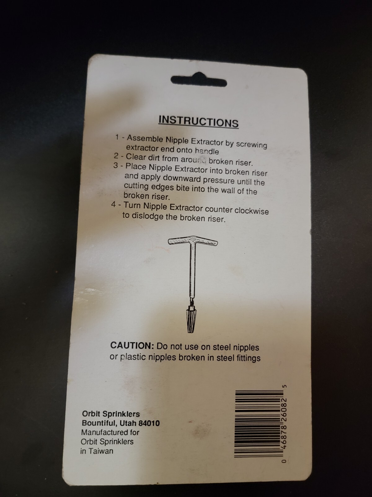 Plastic nipple extractor Removes Broken Risers | eBay