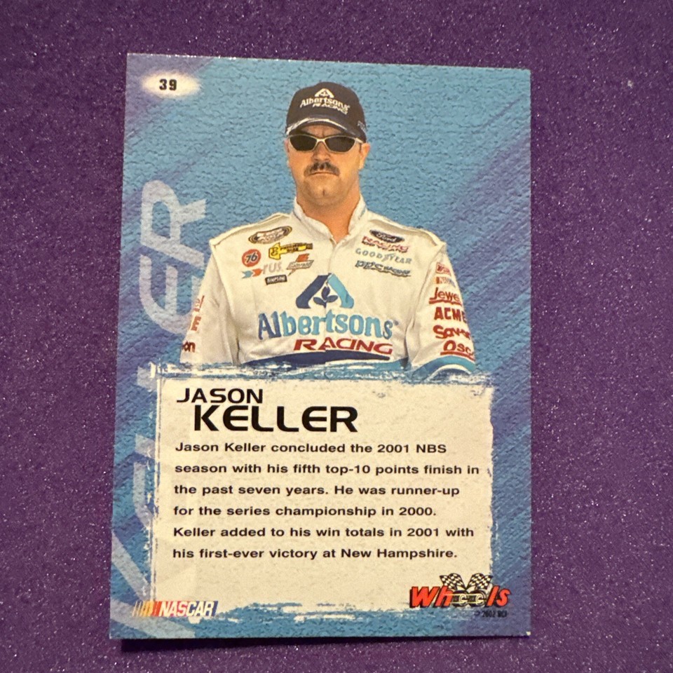 2002 Wheels High Gear #39 Jason Keller CARD | eBay