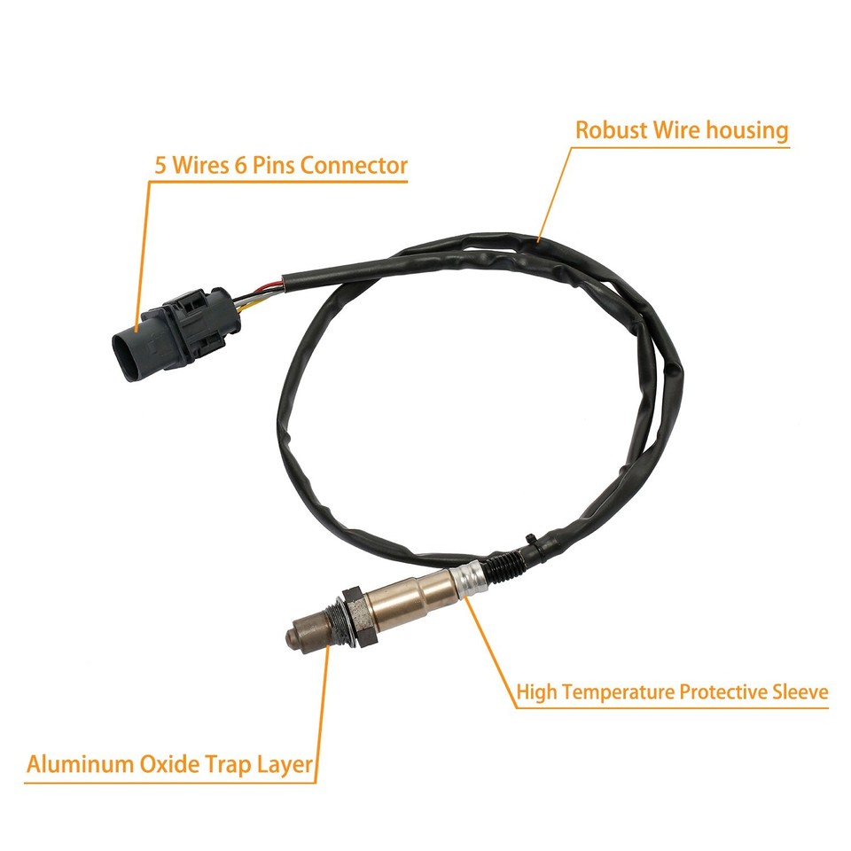 0258017025 LSU 4.9 Lambda WideBand O2 Oxygen Sensor for PLX AEM# 30 ...