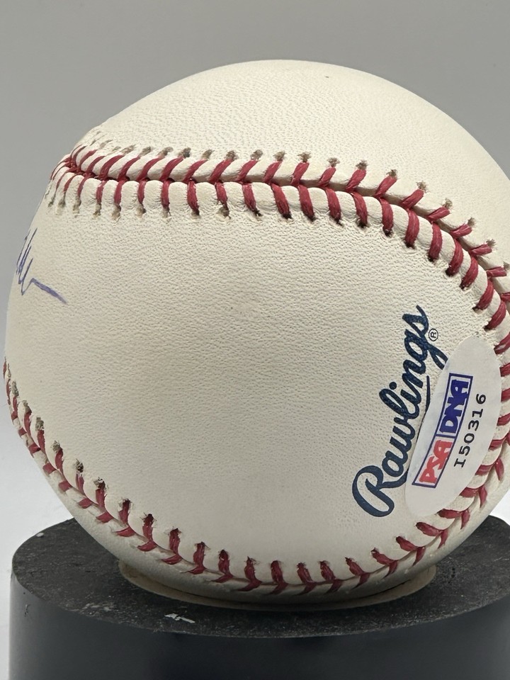 Dusty Baker Signed Autograph Official Major League Baseball PSA Reds ...