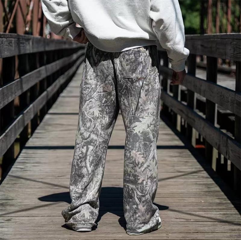 Young La 2133-TREE CAMO BAGGY SWEATS Jogging Comfort Unisex Sweatpants ...