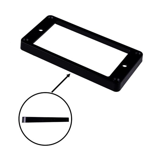 Slant-Style ABS Plastic Humbucker Pickup Rings Set - Angled Bridge ...