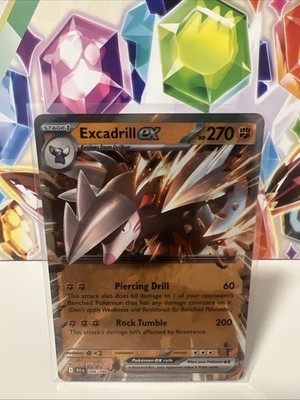 Excadrill ex 046/086 Double Rare - Pokemon TCG Black Bolt - NM | eBay
