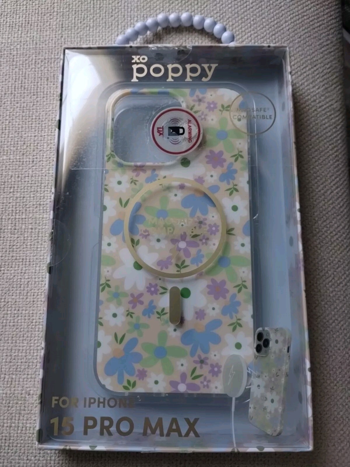 XO Poppy iPhone 15 Pro Max Case Floral Magsafe Compatible | eBay