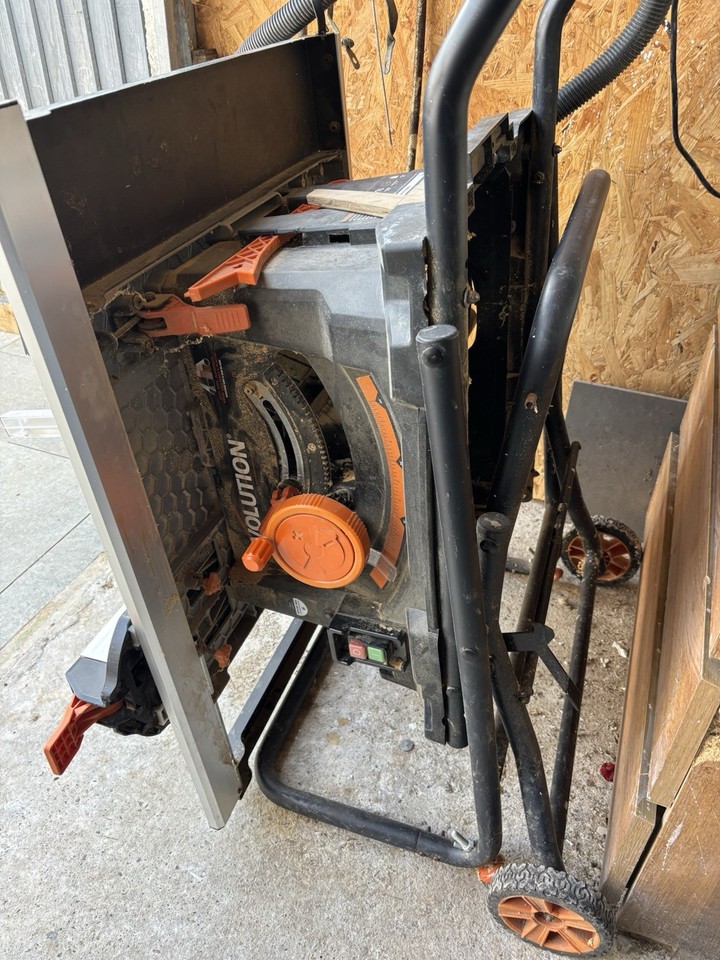 Evolution Rage 5s Table Saw 230v 255mm With TCT Multi-material Blade ...