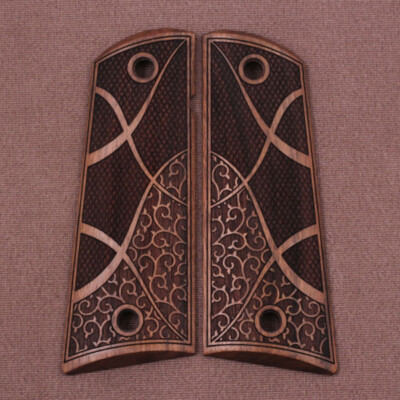 KSD Brand Colt 1911 FIT Model Compatible Walnut Grips (Custom Initials) | eBay