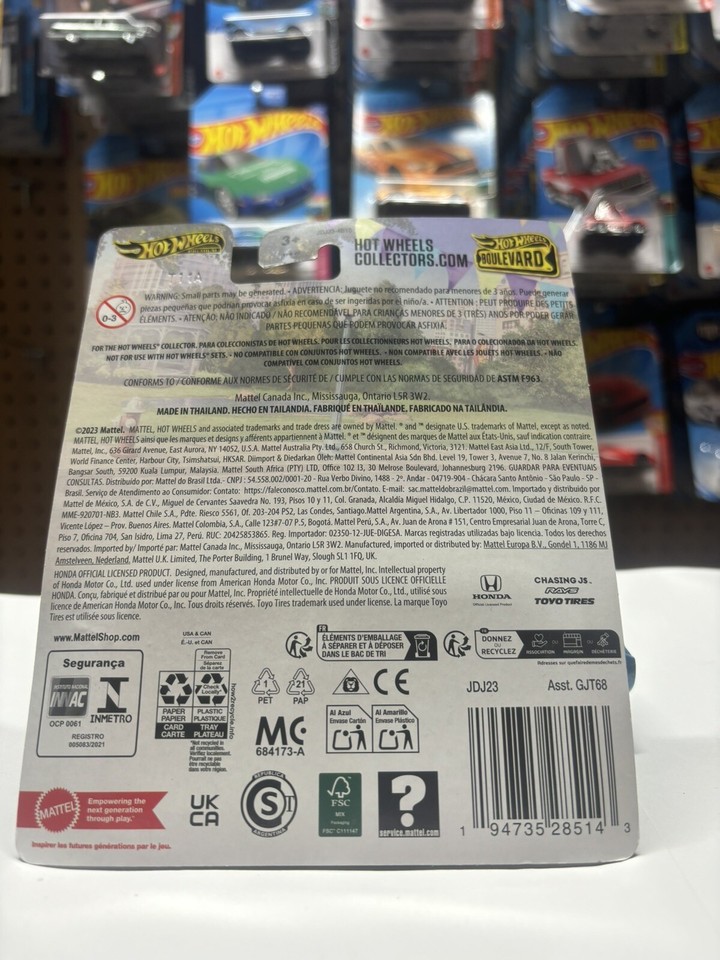 Hot Wheels Boulevard Premium '99 Honda Civic Type R (EK9) New 2024 ...