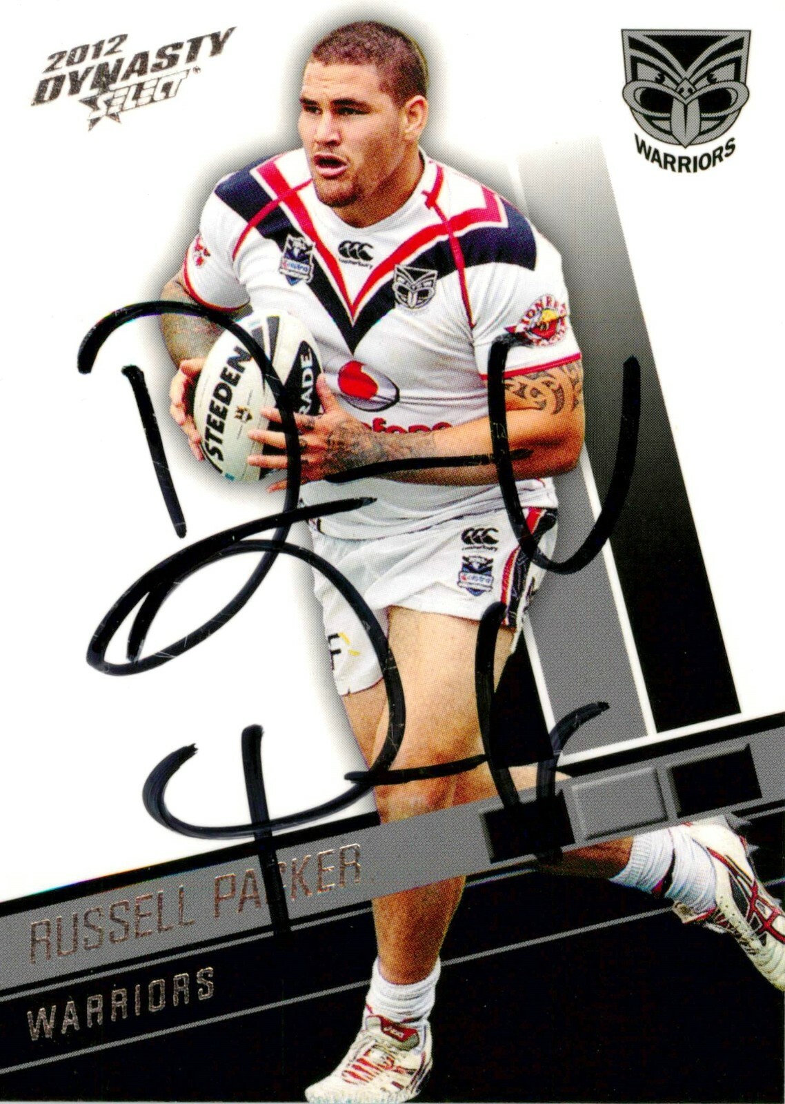 Signed 2012 NEW ZEALAND WARRIORS NRL Card RUSSELL PACKER | eBay Australia