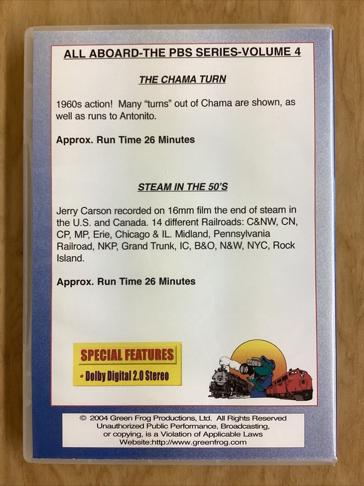 All Aboard - The PBS Series Volume 4 - The Chama Turn & Steam in the 50 ...
