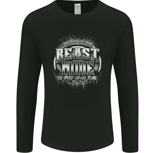 Beast Mode Go Harte Fitness Training Top Mma Herren Langärmelig ...