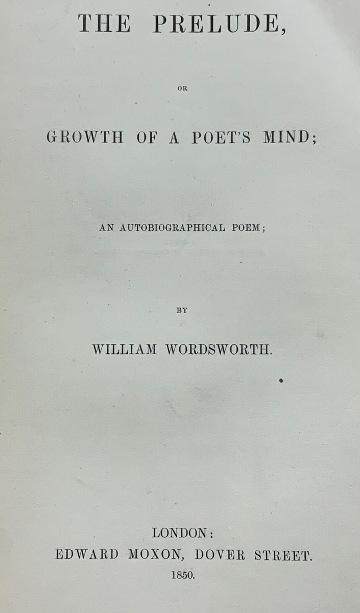 The Prelude By William Wordsworth Extract From The Prelude GCSE