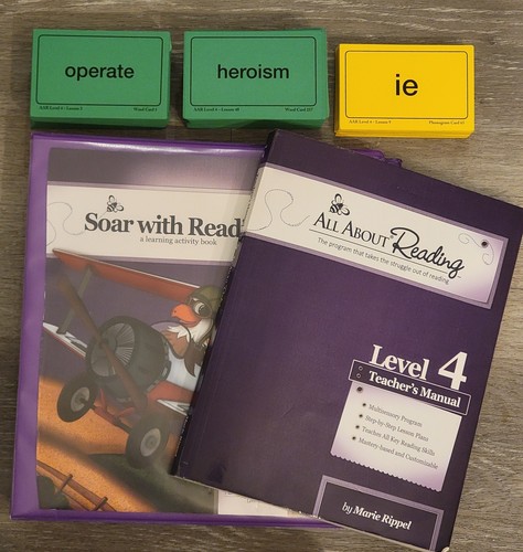 ALL ABOUT READING LEVEL 4 - TEACHER MANUAL, STUDENT ACTIVITY BOOK | eBay