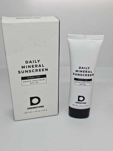 Dermstore Daily Mineral Sunscreen SPF 40 Sheer Tint 1 .75oz NIB | eBay