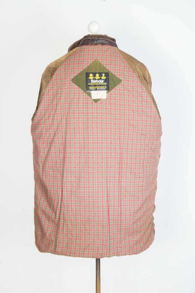 -Men's Barbour Derby Tweed Hunting Coat Wool Olive Coat Jacket Size C48 ...